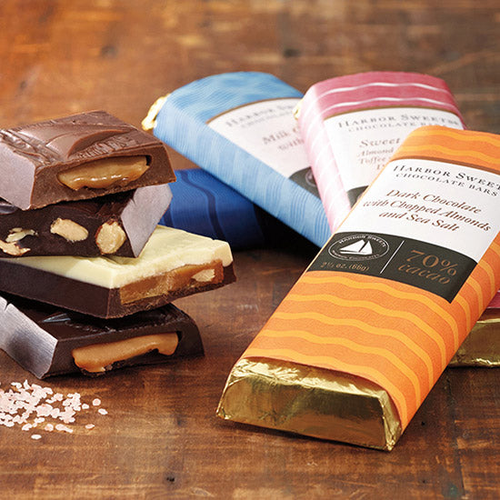 Artisan Chocolate Bars | Dark & Milk Chocolate Bars | Harbor Sweets